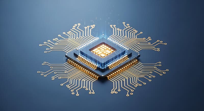 Stylized Digital Circuits Stock Illustrations – 737 Stylized Digital ...