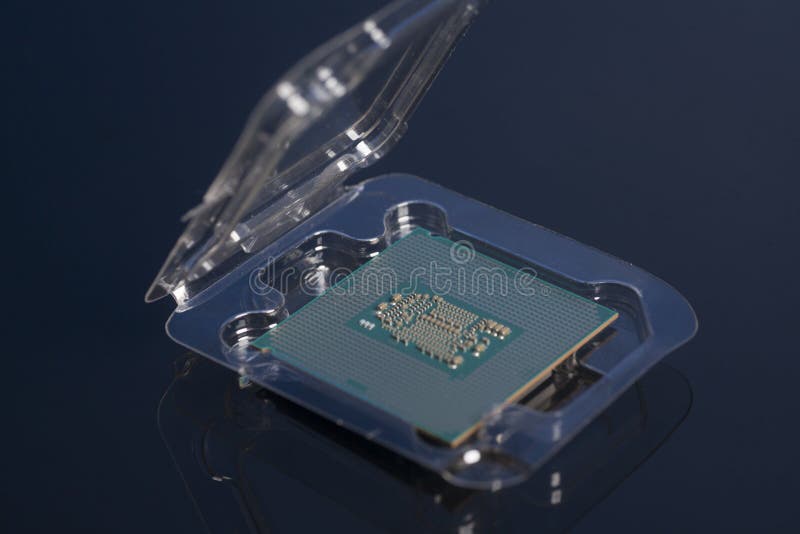 Processor microchip stock photo. Image of component, circuit - 35359878