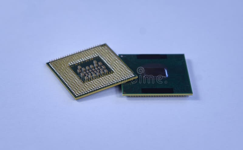 Central Processing Unit CPU Processors Microchip Stock Image - Image of ...