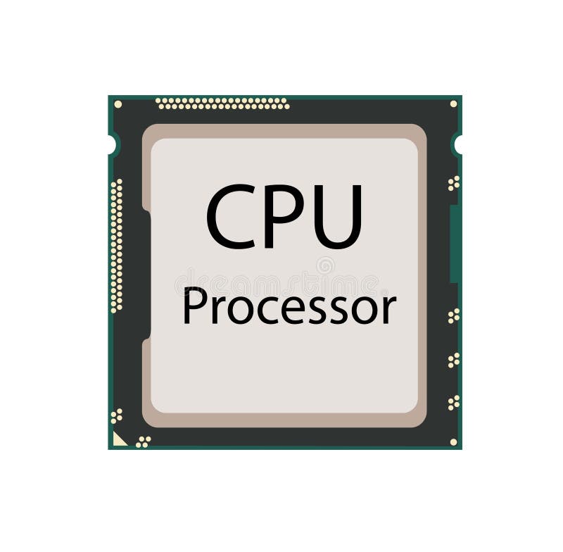 Central Processing Unit. CPU Vector Illustration Stock Vector ... Central Processing Unit. CPU Vector Illustration Stock Vector ...