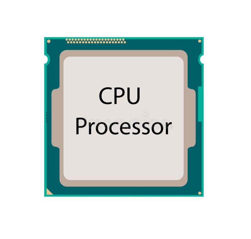 Central Processing Unit. CPU Vector Illustration Stock Vector ... Central Processing Unit. CPU Vector Illustration Stock Vector ...
