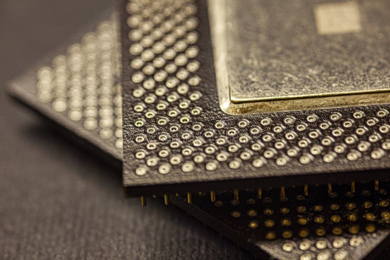 Central Processing Unit Showing Computing Power and Technology ...