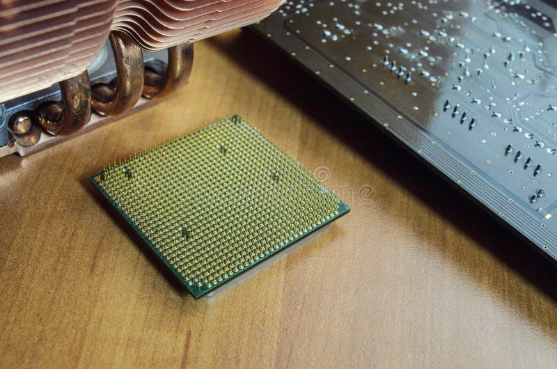 The Central Processor of the Computer, and the Air Cooling System for ...