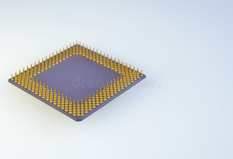 Central Processor for Computer Stock Photo - Image of heart, processor ...
