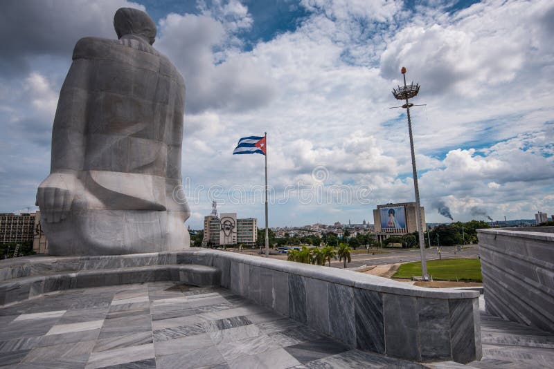 Central Revolution Square in Havana,Cuba. Editorial Stock Image - Image ...