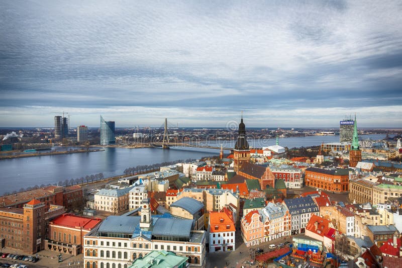 Central Riga editorial photo. Image of city, destinations - 47199676