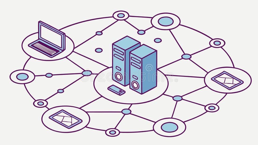 Network Data Hub Stock Illustrations – 23,621 Network Data Hub Stock ...