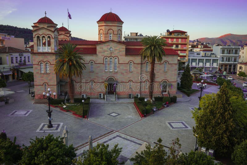 The City Of Argos In The Peloponnese Editorial Stock Image - Image of ...