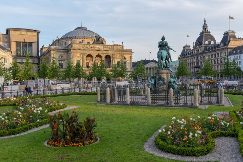 The Central Square of Copenhagen on Denmark Editorial Photo - Image of ...