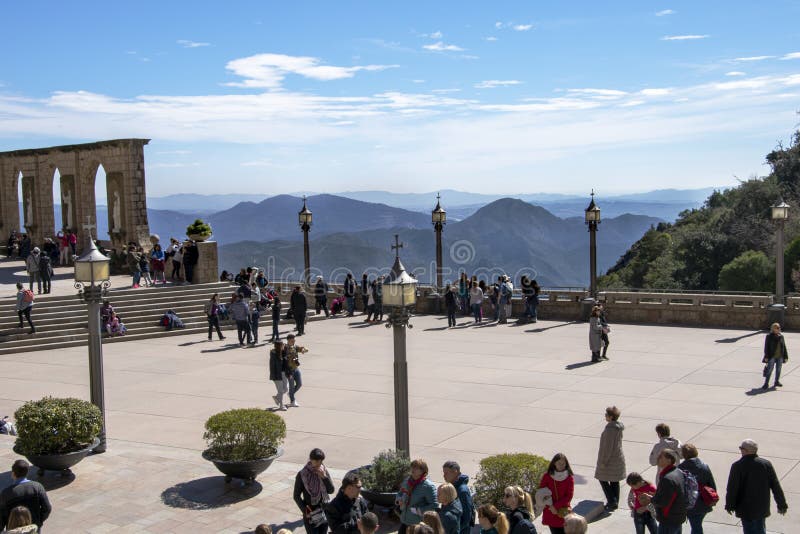 Square and Monastery in Lisbon, Portugal Stock Photo - Image of ...