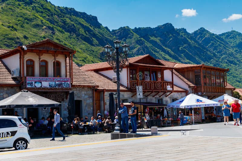 Central Square of Mtskheta City Editorial Photography - Image of ...