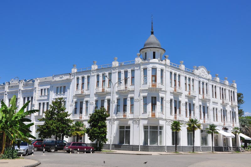 The Central Square of Sukhumi Sunny Day July 2016 Editorial Stock Photo ...