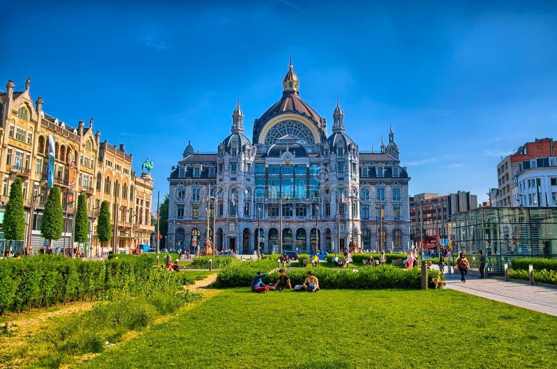 Antwerp Central Station, Antwerpen / Anvers (City), Flanders Region ...