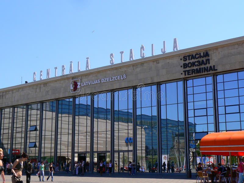 Bus station Riga inside editorial stock photo. Image of city - 67764358
