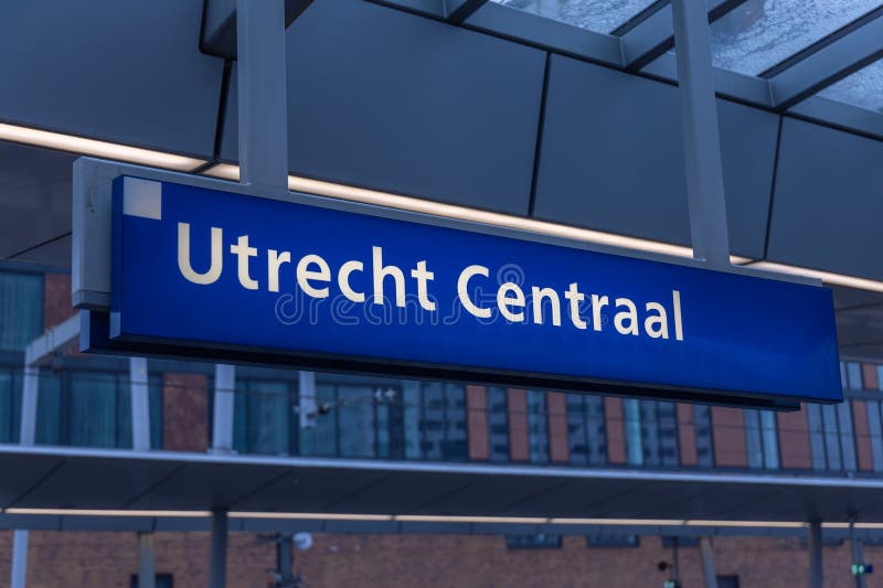 Central Station Utrecht Logo Sign Stock Photo - Image of tourism ...