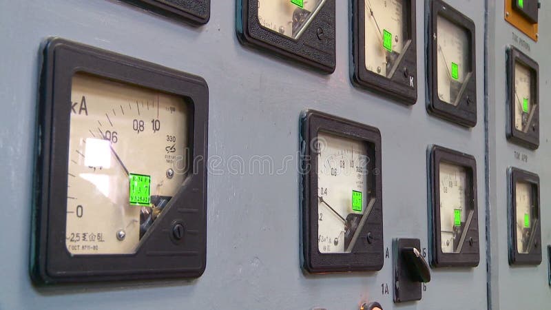 Central Switchboard at the Heat Station Stock Video - Video of ...