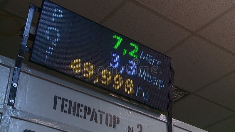 Central Switchboard at the Heat Station Stock Video - Video of button ...