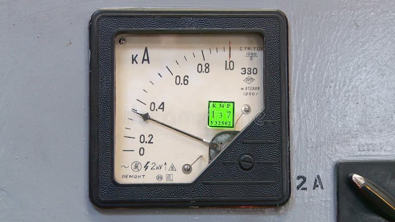 Central Switchboard at the Heat Station Stock Video - Video of factory ...