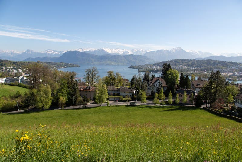 Central Switzerland, Lucerne Stock Image - Image of water, clear: 40025063