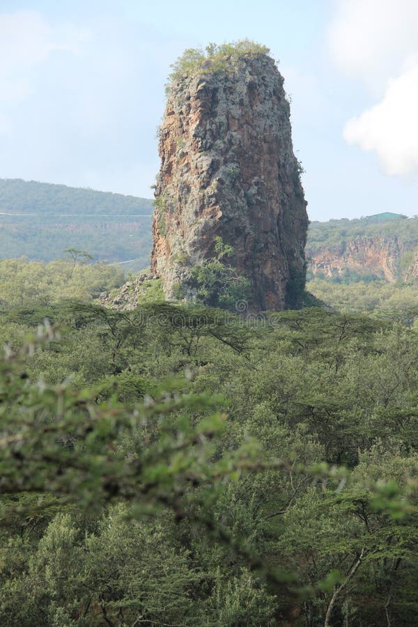 Monolith Tower in Garden of the Gods Stock Photo - Image of looking ...