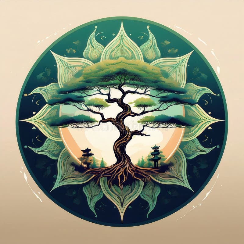 Serenity and Harmony Represented through the Concept of Ikigai with a ...