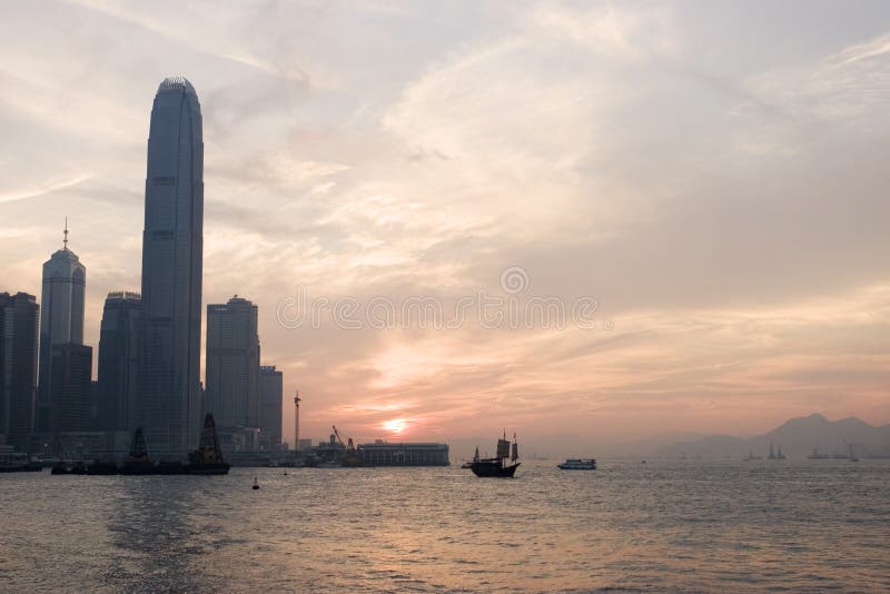 The Central Waterfront Promenade at Hong Kong 30 July 2006 Stock Photo ...