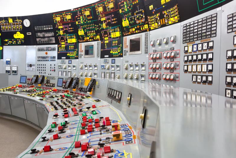 Tableau De Commande De Premier Plan Dans La Salle D'opérations De ...