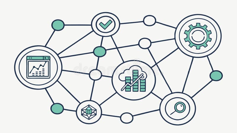 Centralized Data Hub Digital Infrastructure Network, Vector Design Generative AI Stock Vector ...
