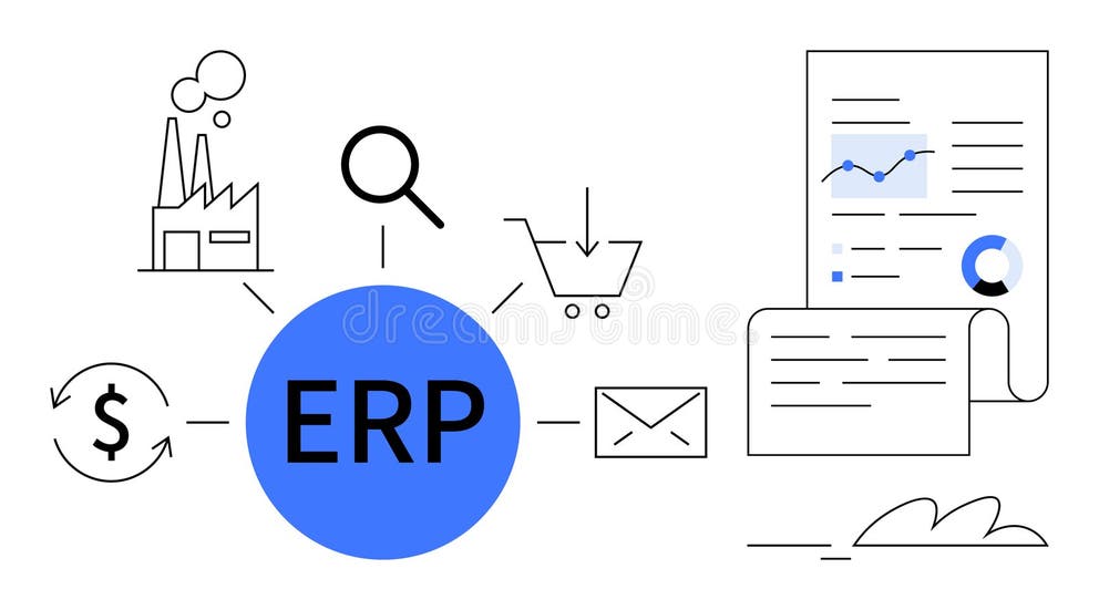 Centralized ERP System Integrating Business Operations with Data Insights and Workflow ...