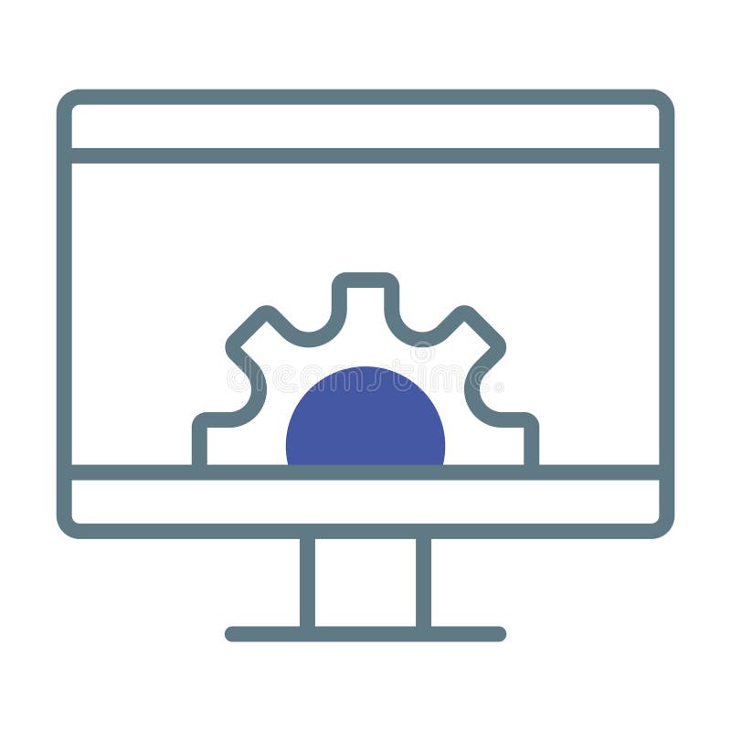 Digital Network Hub Icon stock illustration. Illustration of security ...