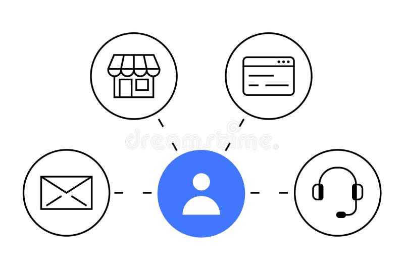 Centralization icon stock vector. Illustration of centralization ...