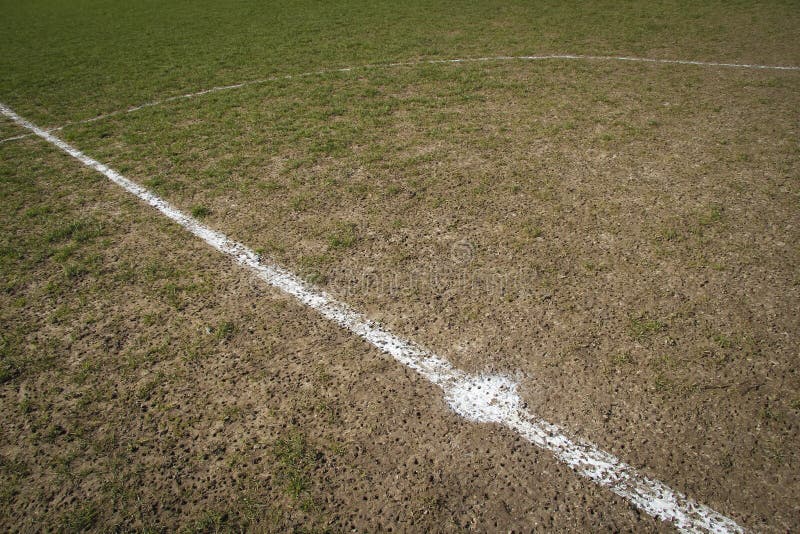 Muddy football pitch stock image. Image of park, soccer - 38697333