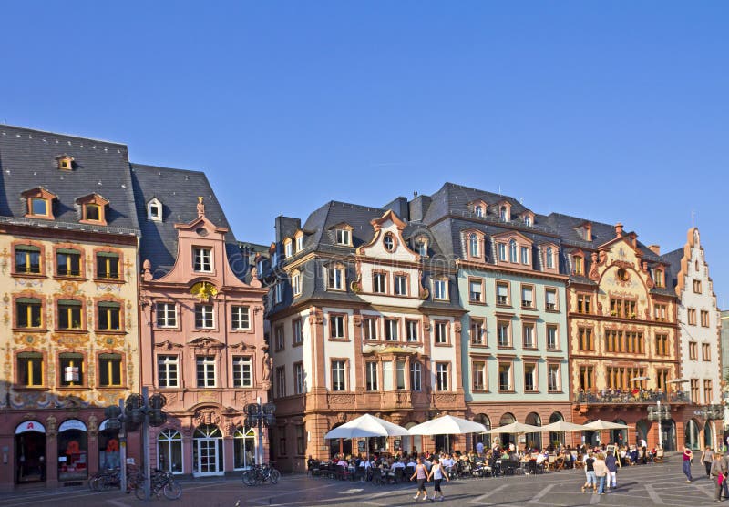 Centre De La Ville De Mayence Photo stock éditorial - Image du ...