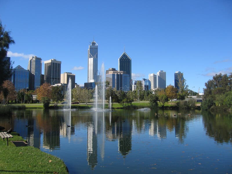 Ville De Perth, Australie Occidentale Image stock - Image du perth ...