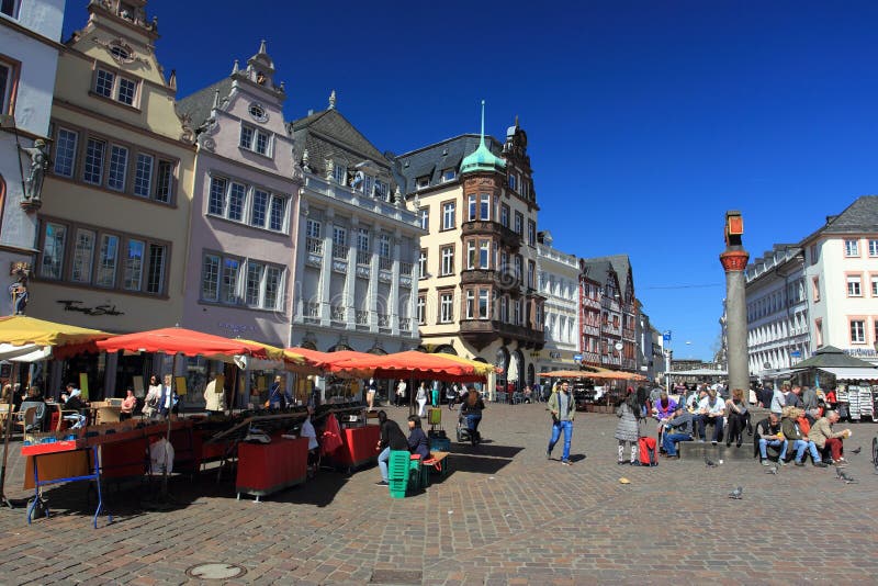 Centre De La Ville De Mayence Photo stock éditorial - Image du ...