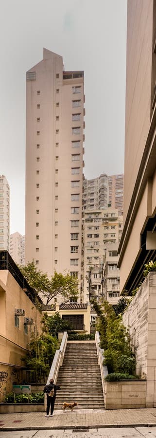 Hong Kong-Centre Street 3 editorial photo. Image of buildings - 330725136