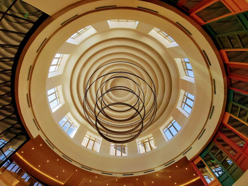 Centria Mall Dome from Inside View in Riyadh Stock Photo - Image of ...