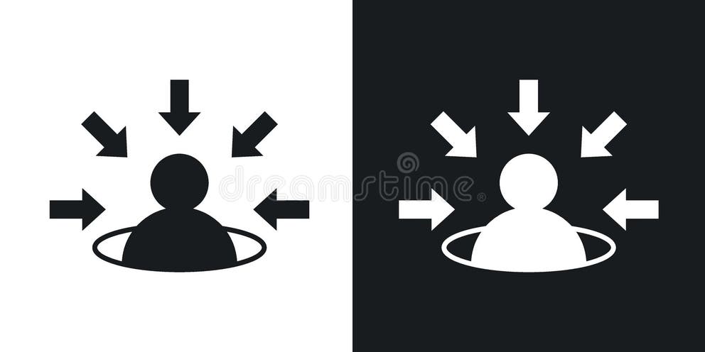 Centric Consumer Icon Set. Client Focus Approach Vector Symbol ...