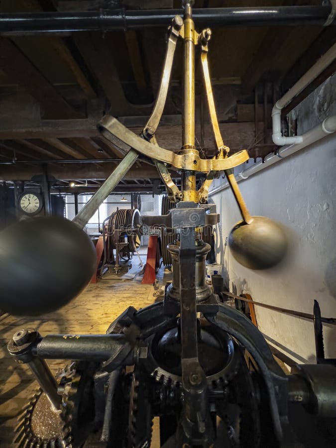 Centrifugal Governor on a Steam Engine Stock Photo - Image of ...