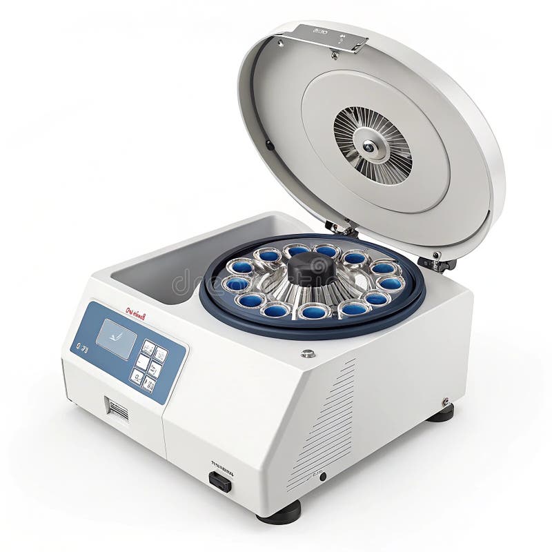 Centrifuge Machine Spinning at High Speed Stock Illustration ...