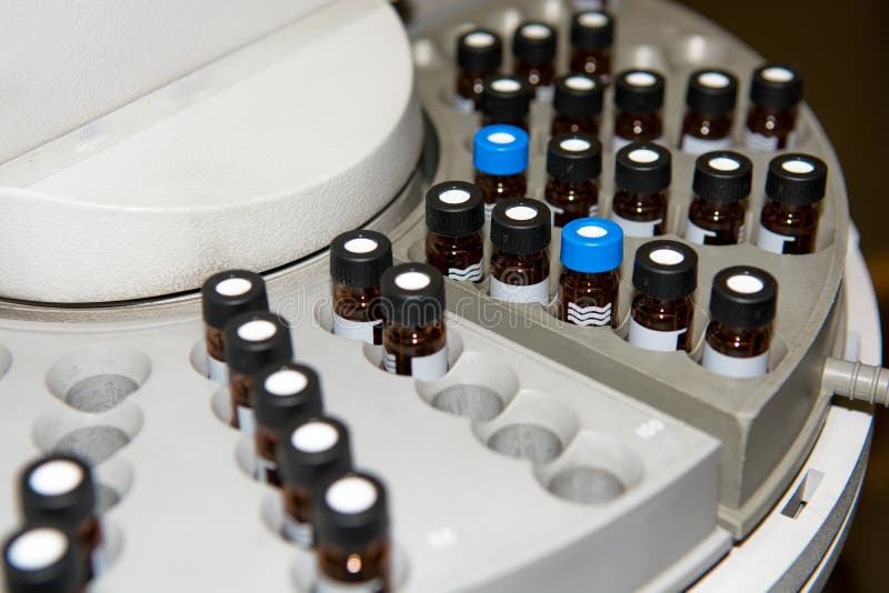 Centrifuge with Sample Vials in Laboratory Stock Photo - Image of ...