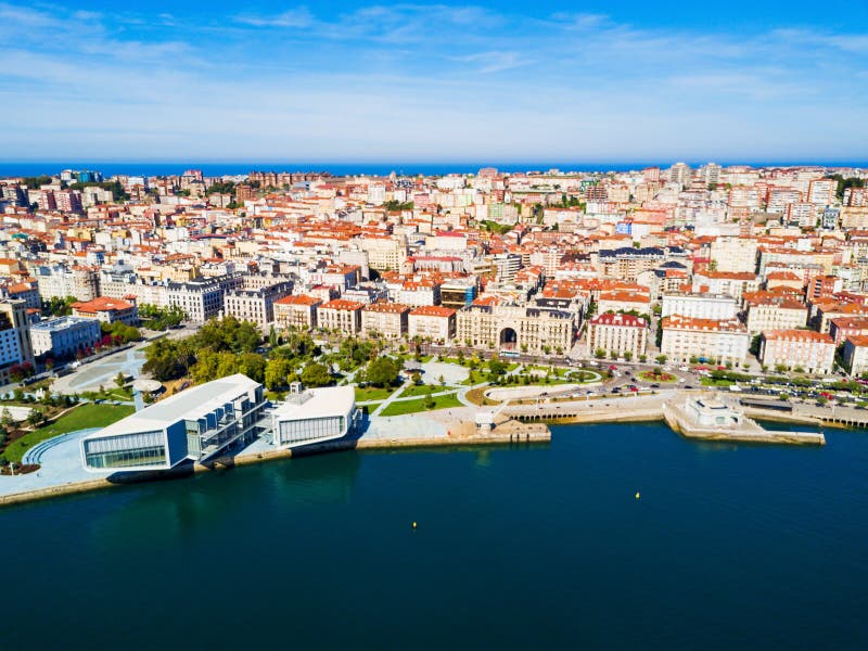 Centro Botin Center in Santander Stock Image - Image of aerial, gallery ...