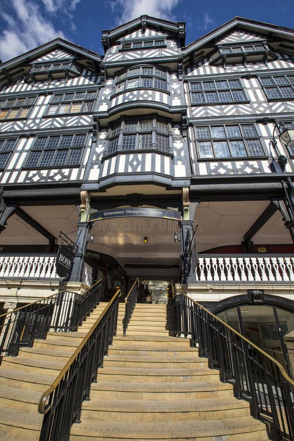 Centro Comercial De Grosvenor En Chester Imagen de archivo editorial ...