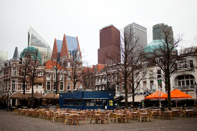 Centro Da Cidade De Den Haag Foto de Stock Editorial - Imagem de liga ...