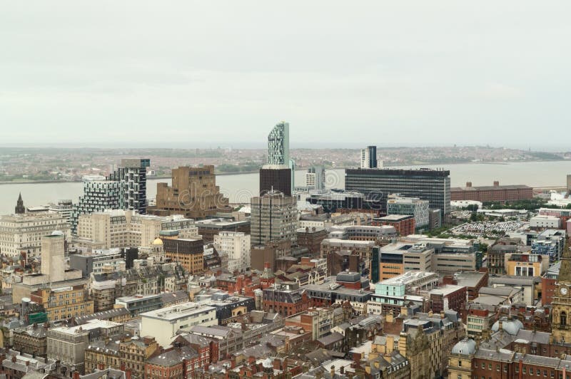 Centro De Ciudad De Liverpool Foto de archivo - Imagen de liverpool ...