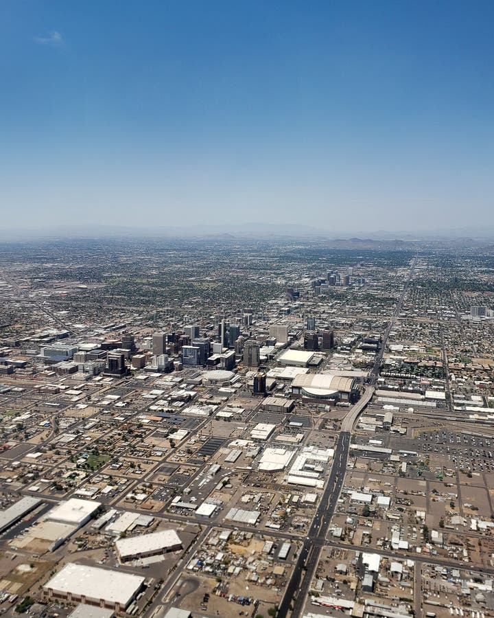 Centro de Phoenix, AZ foto de archivo. Imagen de turismo - 159763218