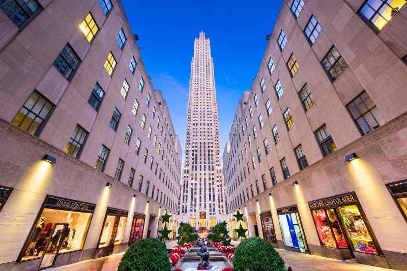 Edificio GE En El Rockefeller Center Fotografía editorial - Imagen de ...