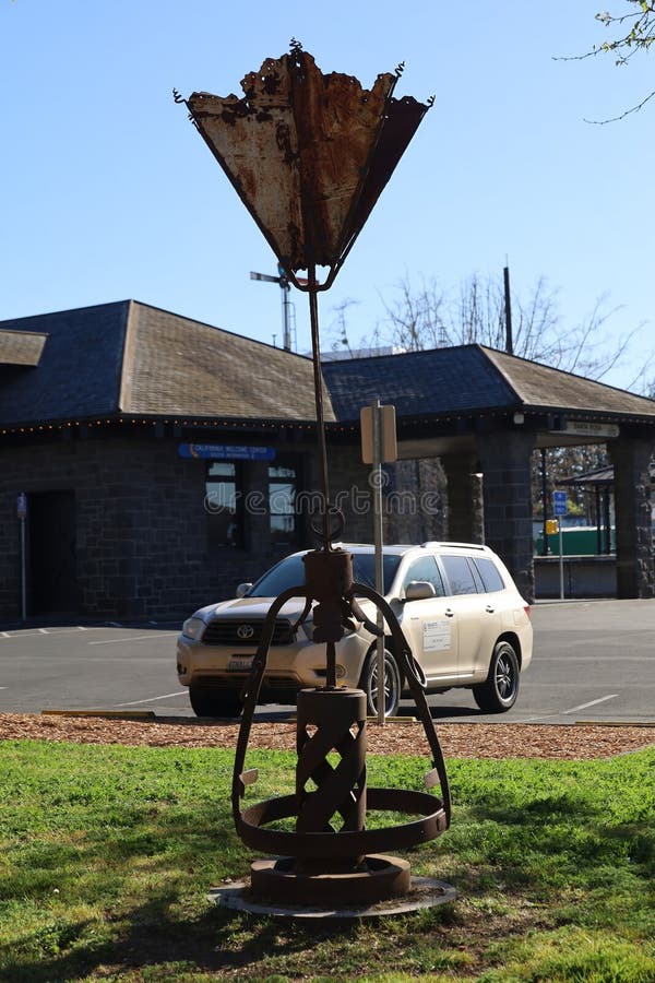 Centro De Santa Rosa California Imagen de archivo editorial - Imagen de ...