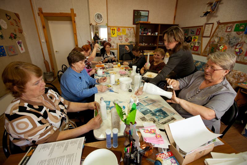 Centro Dei Servizi Sociali Per I Pensionati Fotografia Editoriale ...