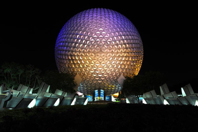 Centro del Epcot di Disney immagine editoriale. Immagine di orlando ...